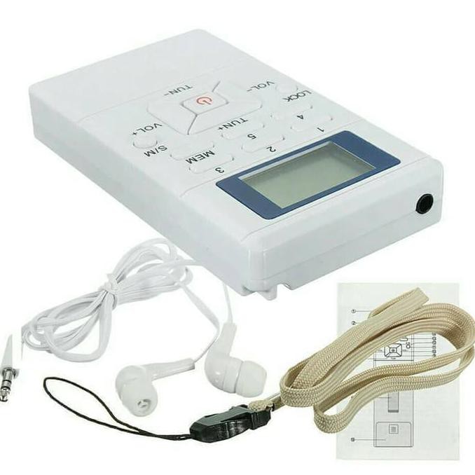 Jual Mp855785- Radio Mini Fm Digital Receiver Dsp Plus Earphone ...