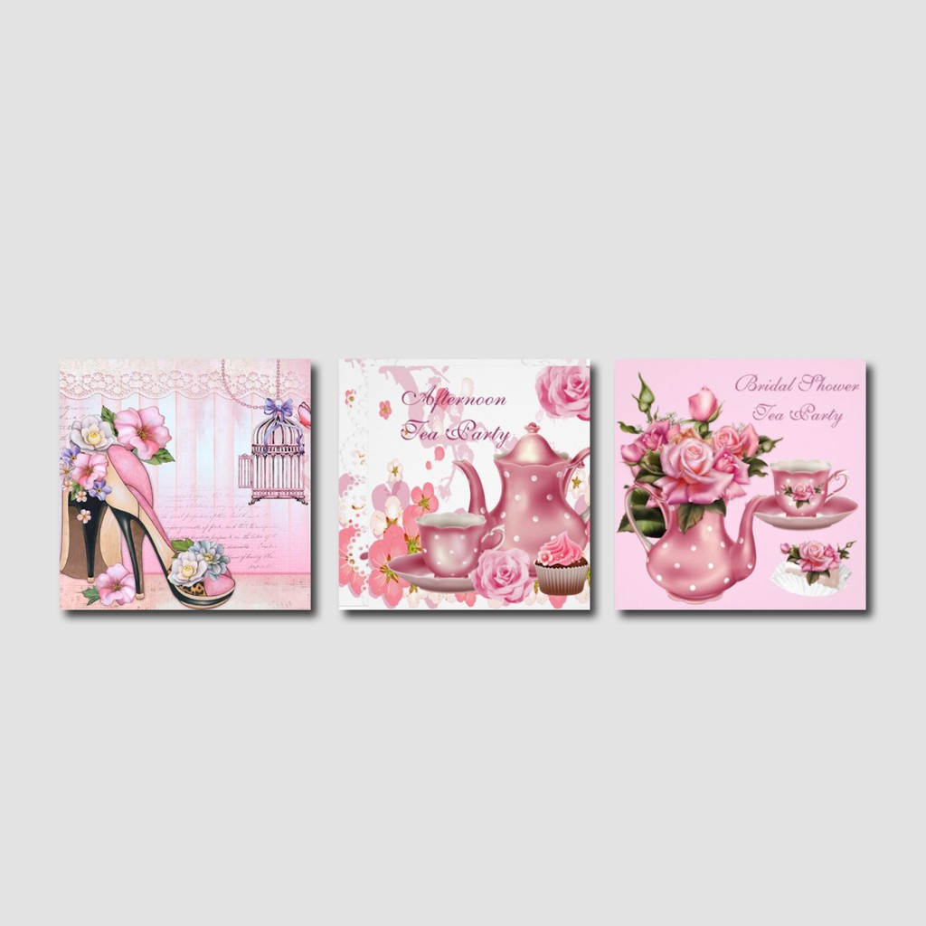 Jual Hiasan Dinding Poster Kayu Pajangan Walldecor 3 In 1 Sepatu Pink Dekorasi Ruangan Shabby ...