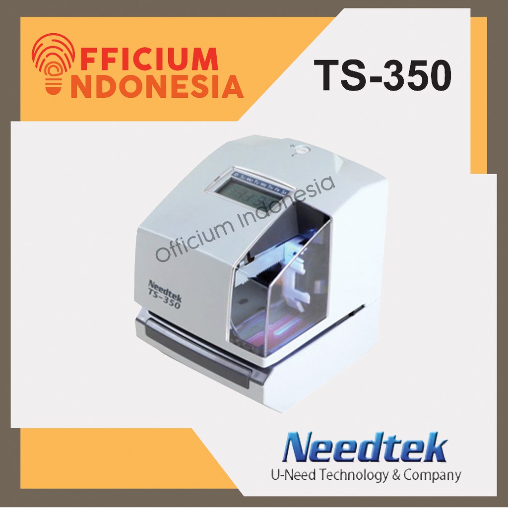 Jual Needtek TS350 TS-350 Absensi Kartu Time Stamp Recorder Attendance ...