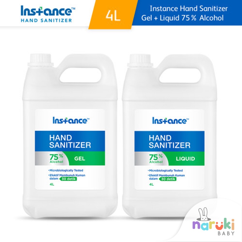 Jual Instance Hand Sanitizer Liquid and Gel Galon 4L Refill | Shopee ...