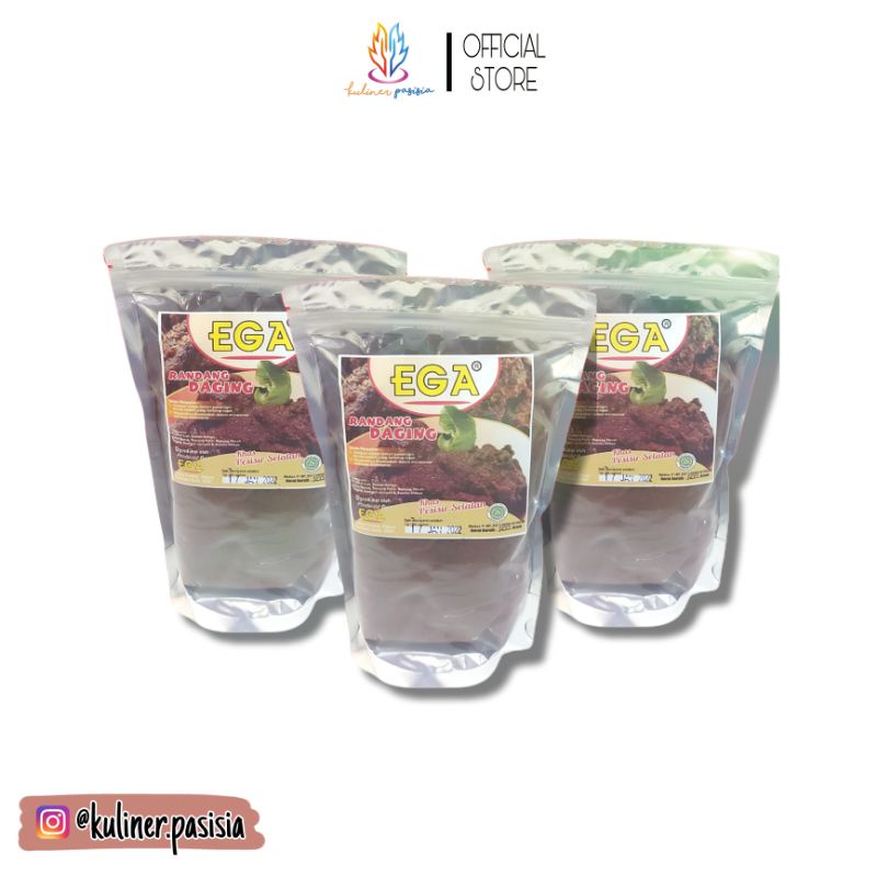 Jual Rendang Daging Sapi Khas EGA 500gr | Shopee Indonesia