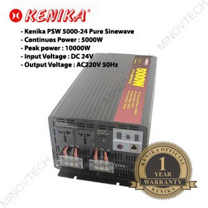 Jual Kenika Power Inverter Pure Sine Wave 5000W 24V / 48V DC to AC 220V ...