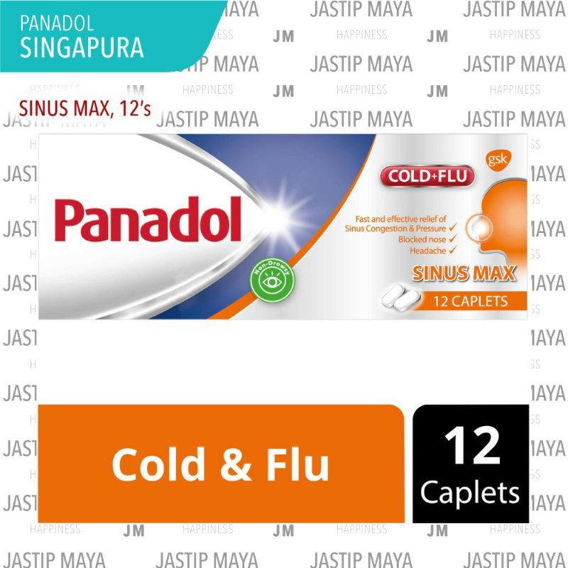 Jual Panadol Sinus Max Cold Flu, Singapura, 12 caplet | Shopee Indonesia