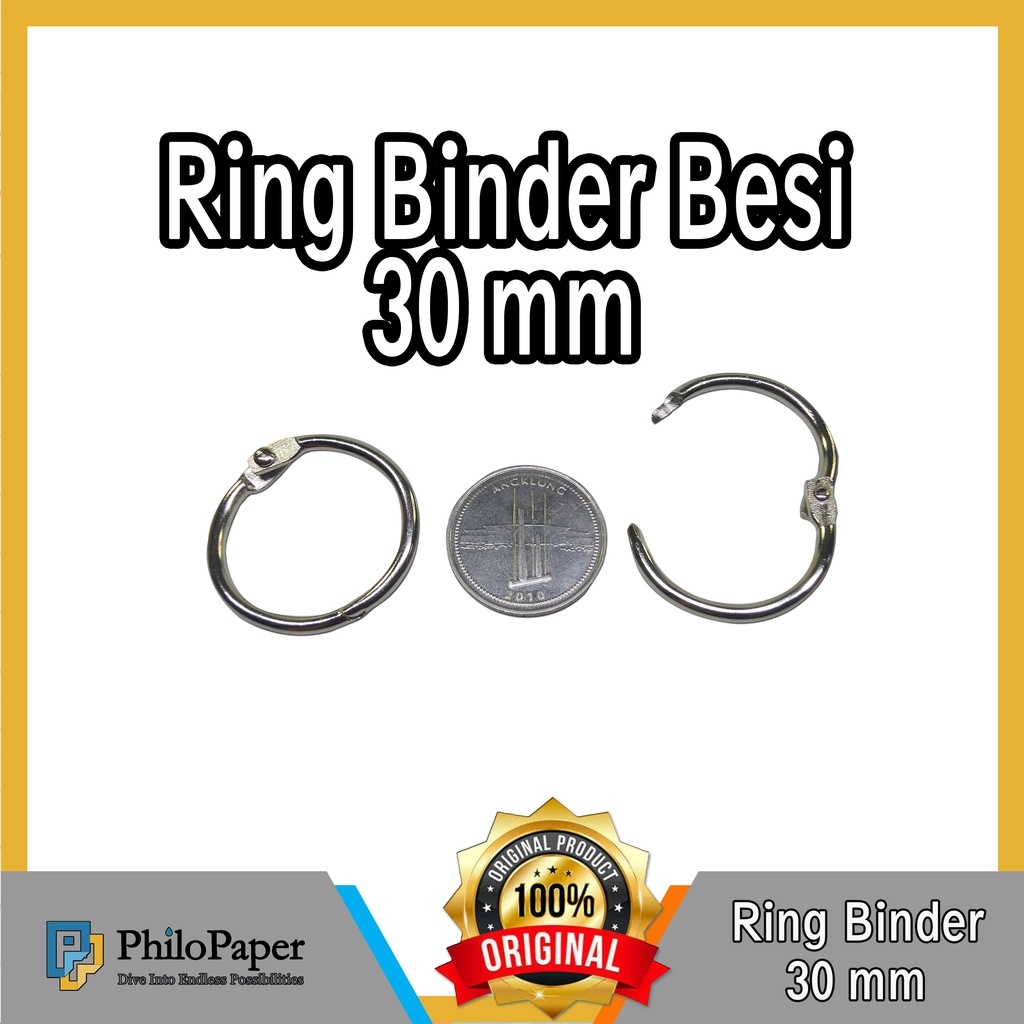 Jual ATK ~ Ring Binder Besi 30 mm / Ring Mekanik Buka Tutup | Shopee ...