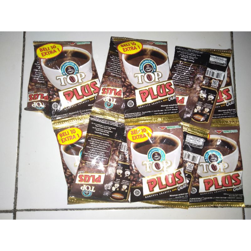 Jual kopi TOP PLUS GULA 18g | Shopee Indonesia
