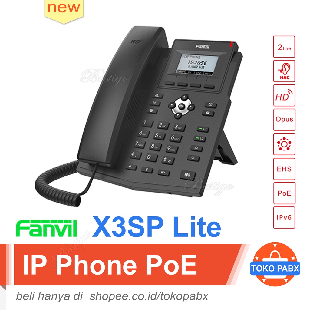 Jual IP Phone Fanvil X3SP Lite PoE | Shopee Indonesia