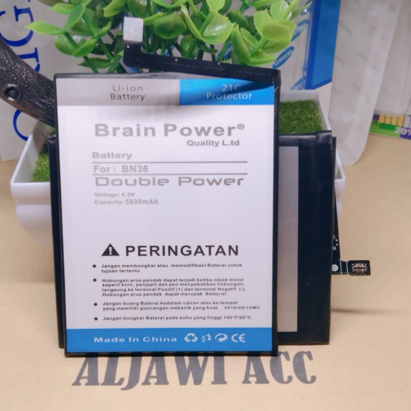 Jual Baterai Bt Batre Battery Xiaomi Mi 6X Mi6X Mi A2 BN36 BN-36 Double ...