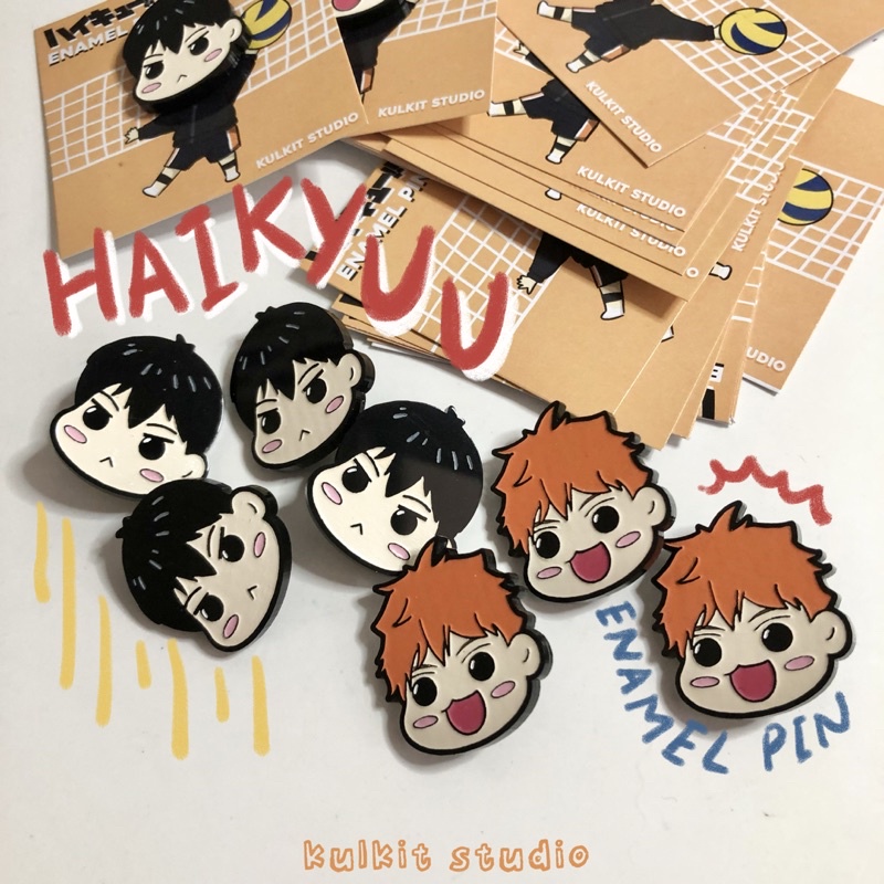 Jual HAIKYUU anime enamel pin by kulkit | Shopee Indonesia