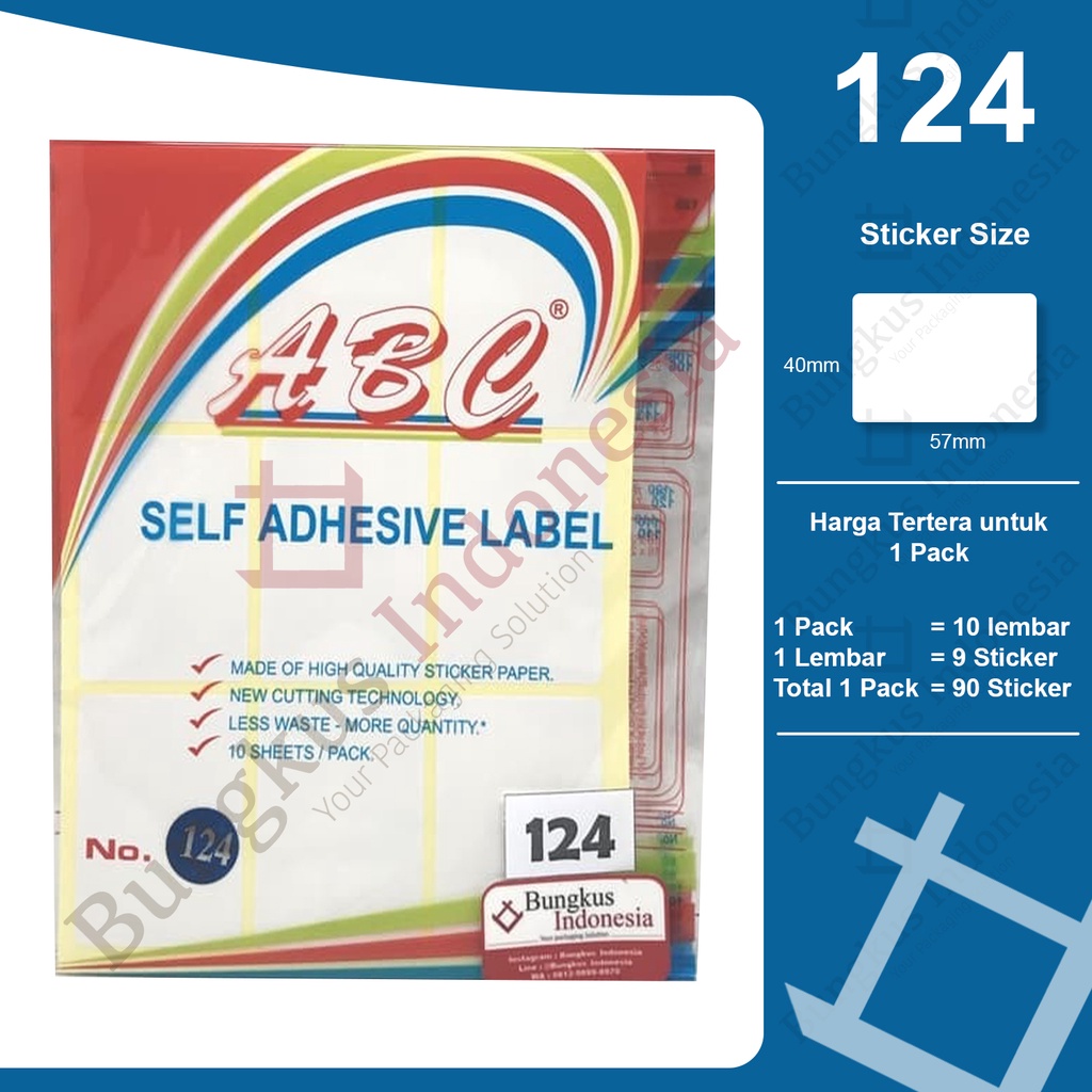 Jual Stiker Label 124 / Sticker | Shopee Indonesia