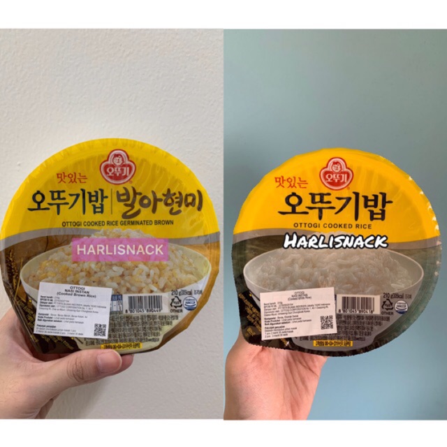 Jual OTTOGI COOKED WHITE RICE / BROWN RICE- NASI INSTAN KOREA / NASI ...