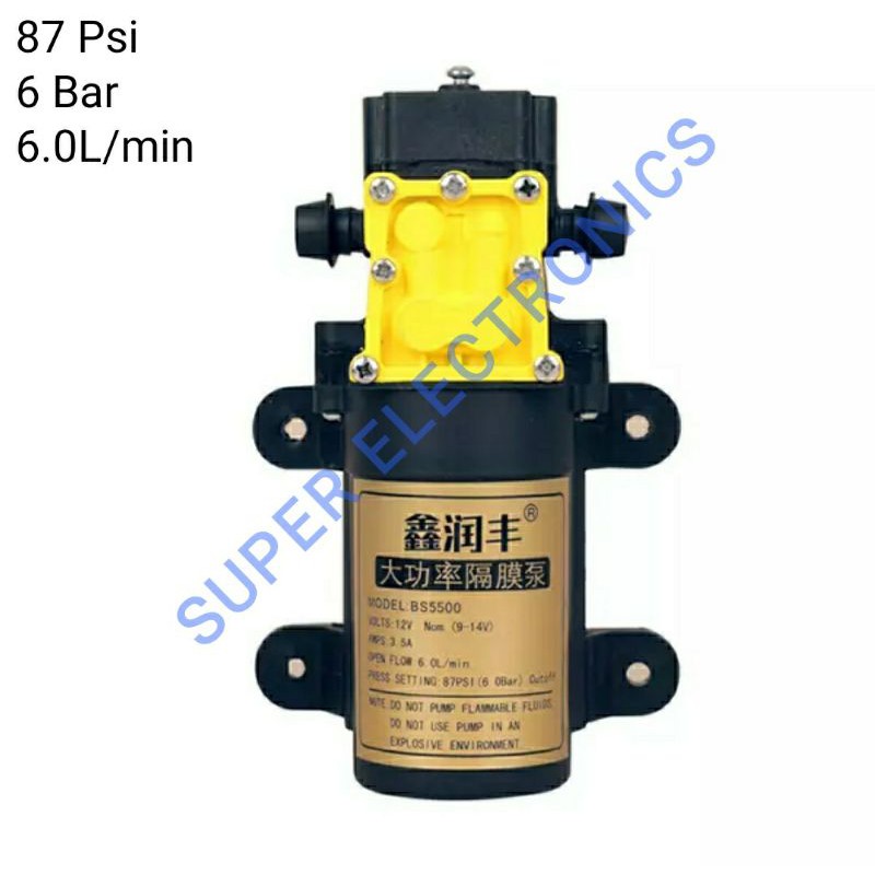Jual Pompa Air Mini 12V 87 PSI Sprayer Pompa Untuk Taman | Shopee Indonesia