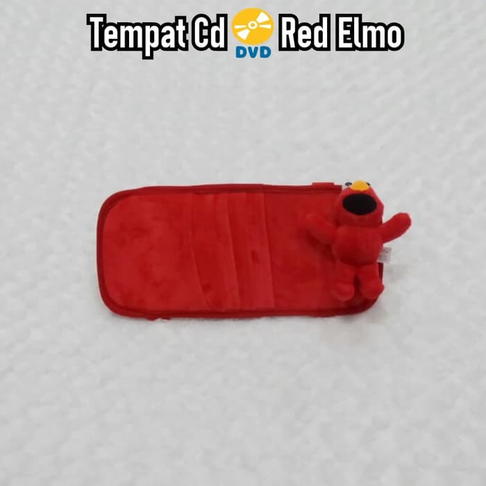 Jual Organizer Tempat Cd Dvd Kartu Sunvisor Mobil merah Elmo P | Shopee ...