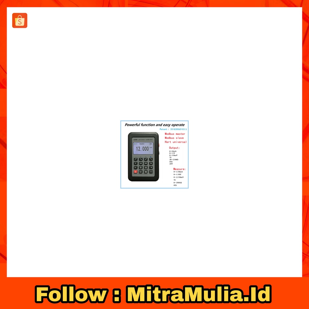 Jual New Version LB06 Hart Modbus 4~20mA/0~10V Process Calibrator ...