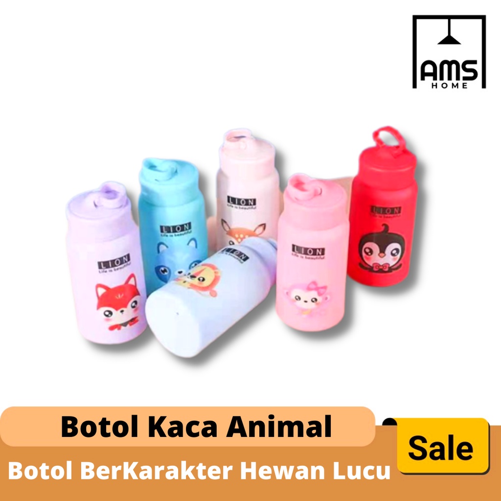 Jual BOTOL KEKINIAN!!! Botol Kaca Animal Botol Kaca BerKarakter Hewan ...