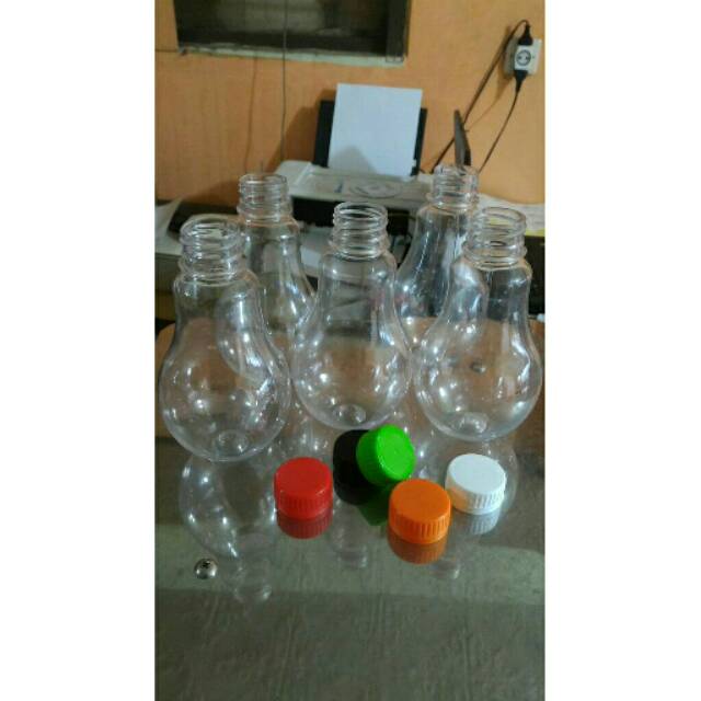 Jual Promo!!! Botol plastik Bohlam 320 ml | Shopee Indonesia