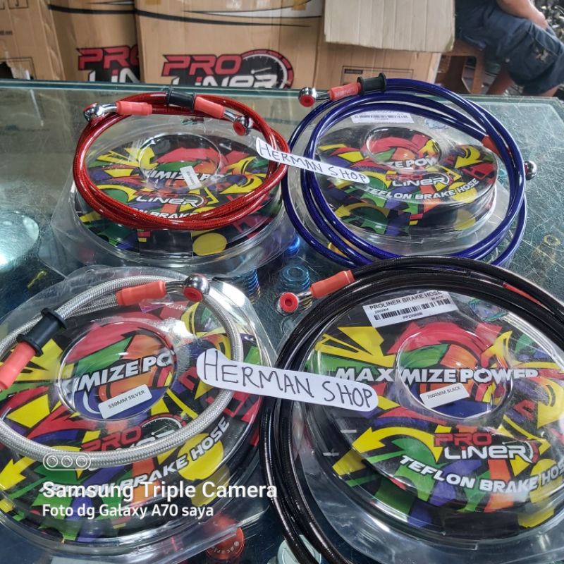 Jual selang rem proliner 550mm 950mm 1100mm 2000mm / selang rem pro ...