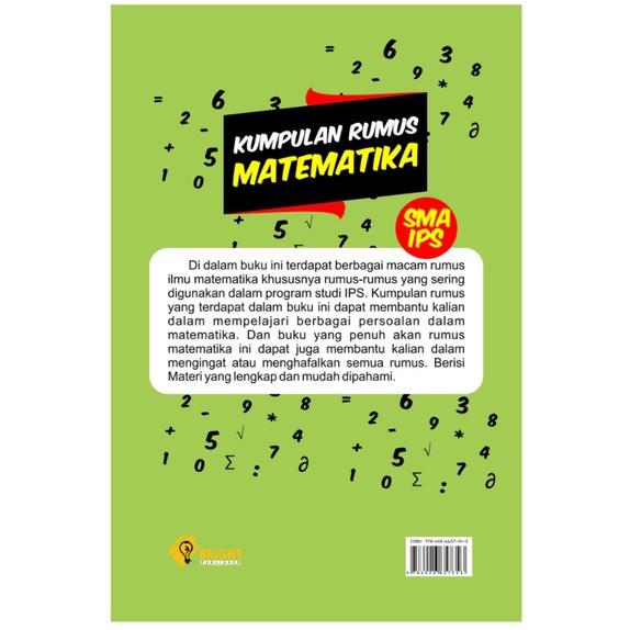 Jual BUKU SMA/MA / BUKU RUMUS / Kumpulan Rumus Matematika IPS ...