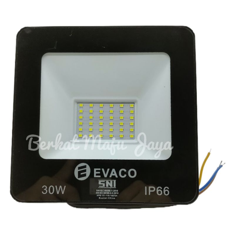 Jual EVACO LAMPU SOROT LED 10, 20, 30 WATT SINAR PUTIH, FLOODLIGHT LED ...