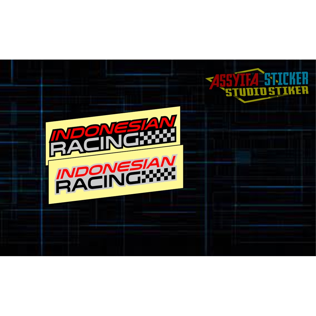Jual Stiker Indonesian Racing, Cutting Sticker Murah | Shopee Indonesia