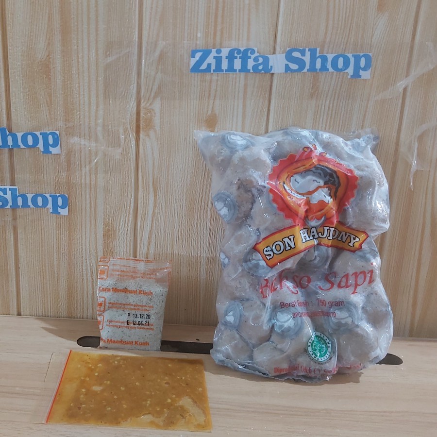 Jual Bakso Sony Besar 50 Butir + Bumbu Baso Soni SonHaji Lampung ...