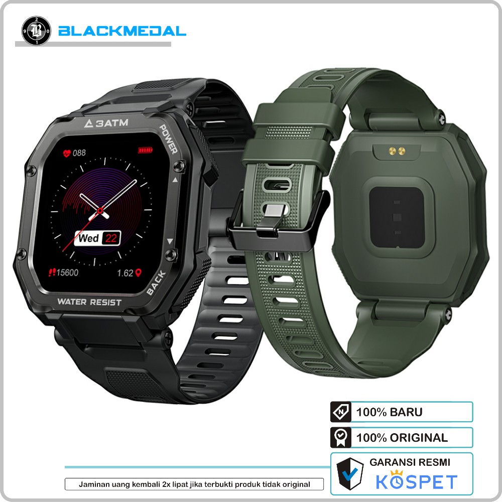 Jual Kospet Rock Rugged Smartwatch 2021 Pria Olahraga Outdoor Tahan Air ...