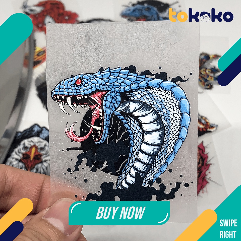 Jual Stiker Sablon Setrika Animals Retro Sablon DTF Sablon Gosok Gambar ...