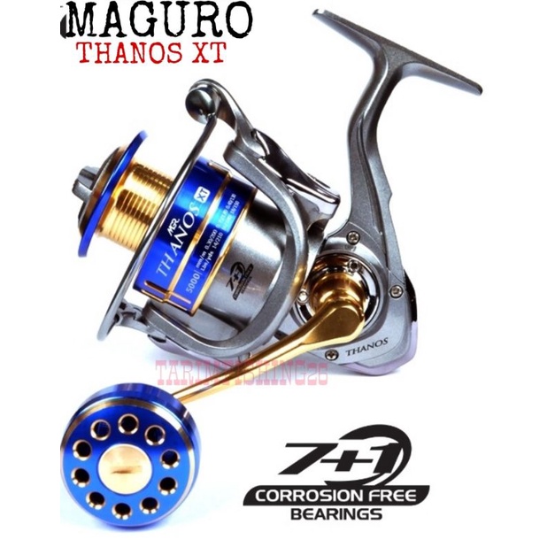 Jual Reel Maguro THANOS XT | Power Handle | 1000 - 8000 | Pilih Ukuran | Shopee Indonesia