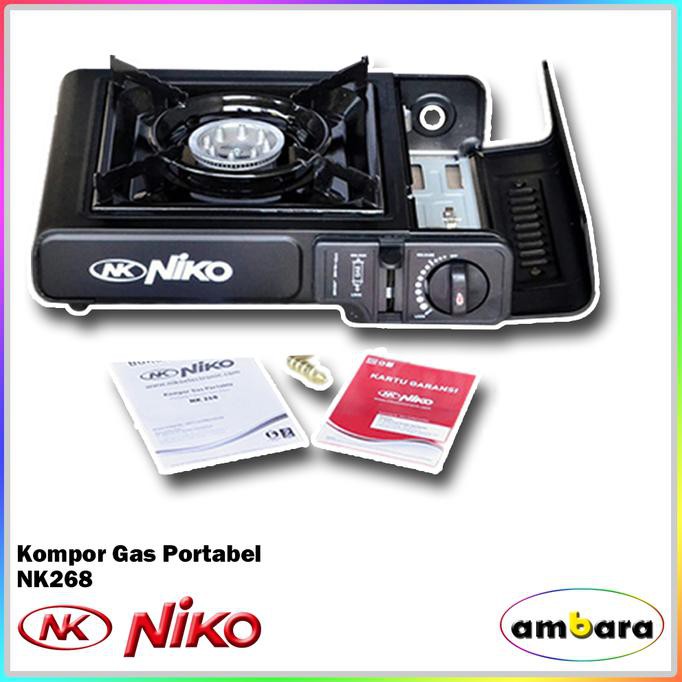 Jual Niko Kompor Gas Portable 2In1 Nk268 - Terbaik ! | Shopee Indonesia