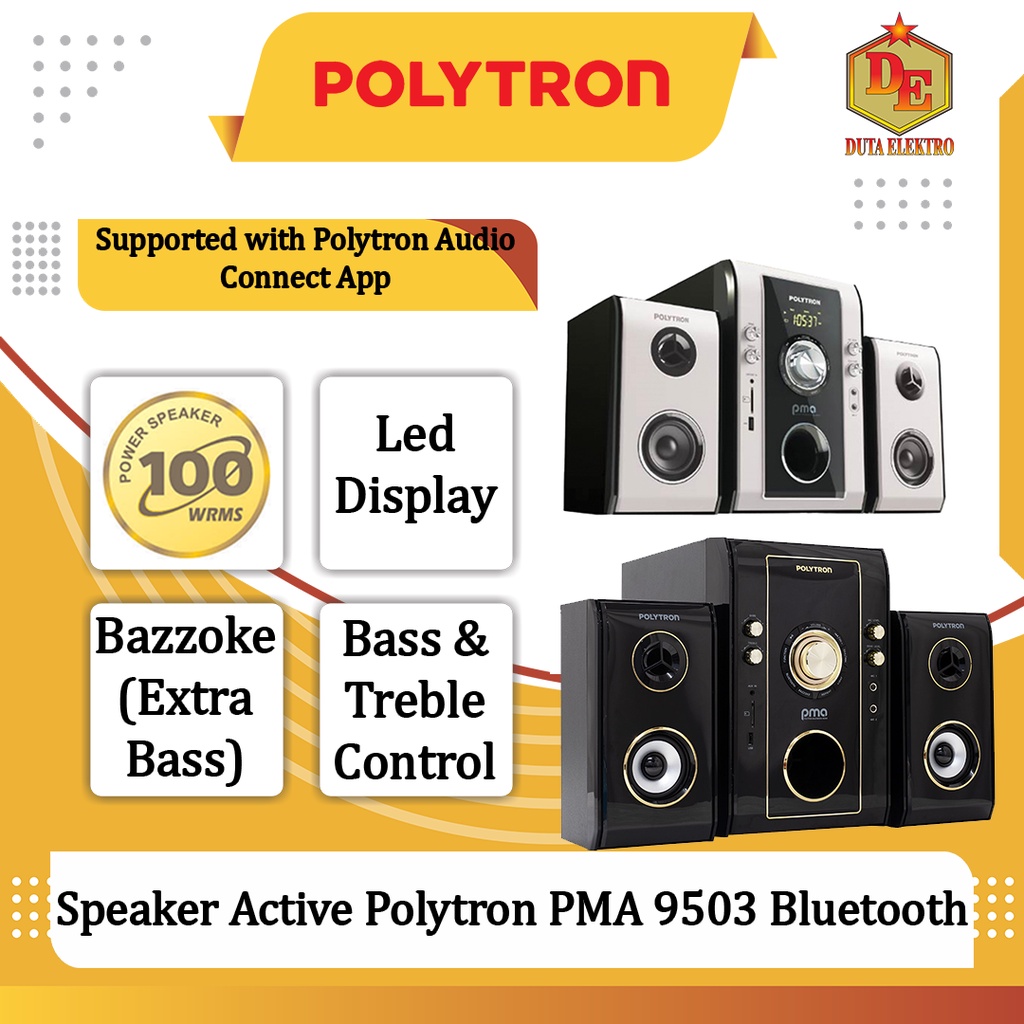 Jual Speaker Active Polytron PMA 9503 Bluetooth | Shopee Indonesia