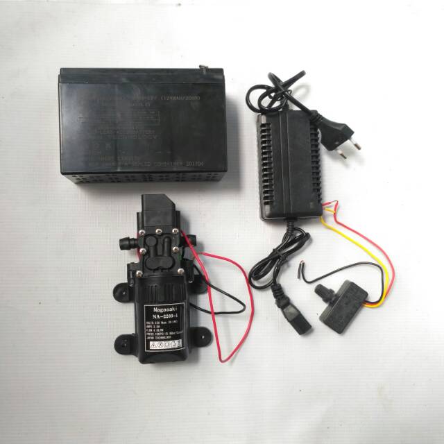 Jual Paket Pompa Dinamo DC Modifikasi sprayer manual ke elektrik ...