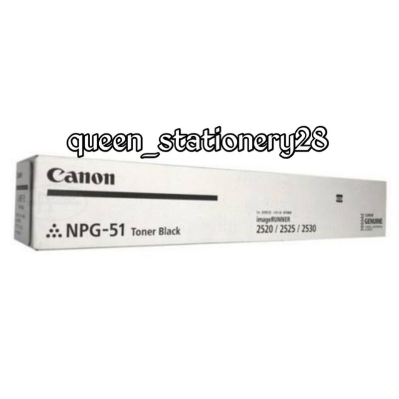 Jual TONER CANON IR 2520/2525/2530 TONER CANON NPG 51 ORIGINAL | Shopee ...