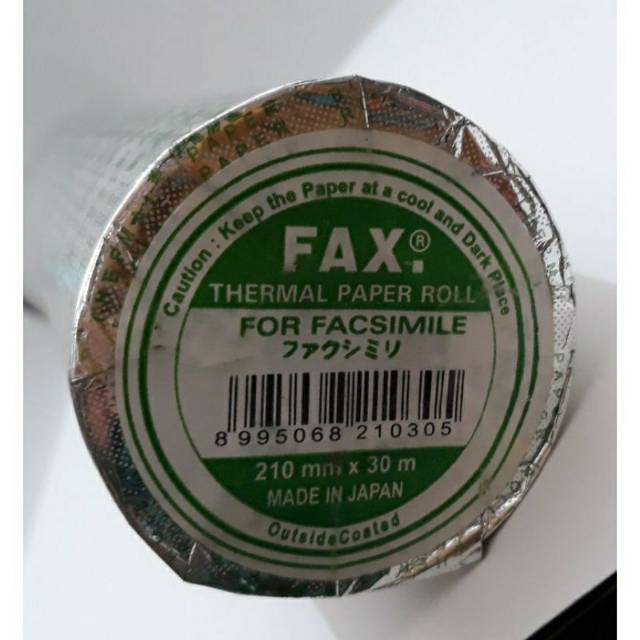 Jual Kertas Fax 210 mm x 30 m (ori) | Shopee Indonesia