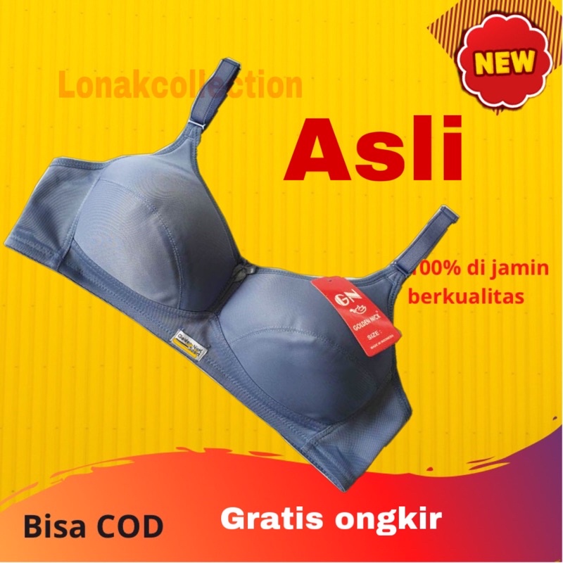Jual Bh sport GN wanita bra katun asli premuim tanpa kawat tanpa busa ...