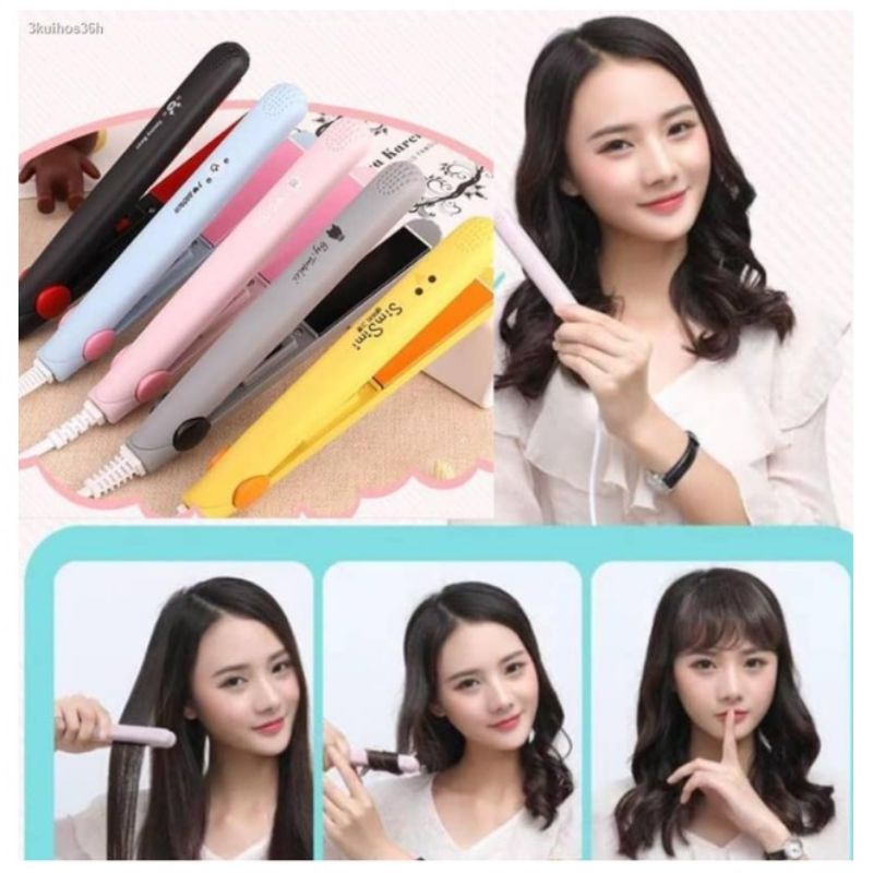 Jual [Catok TD/yamakawa/karakter] Catok Rambut 2in1 (Lurus dan Curly ...