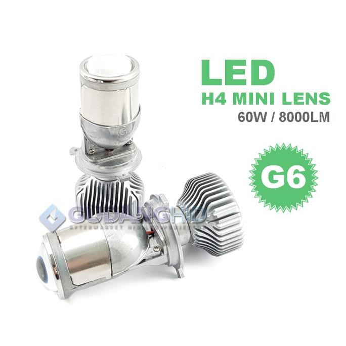 Jual Lampu LED Mobil H4 Projie Mini Projector Hi-Lo 60W 8000LM 6000K / LAMPU MOBIL | Shopee ...
