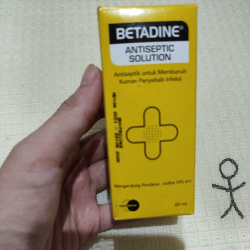 Jual BETADINE Antiseptic Solution 15 ml / 30 ml / 60 ml cairan antiseptik | Shopee Indonesia