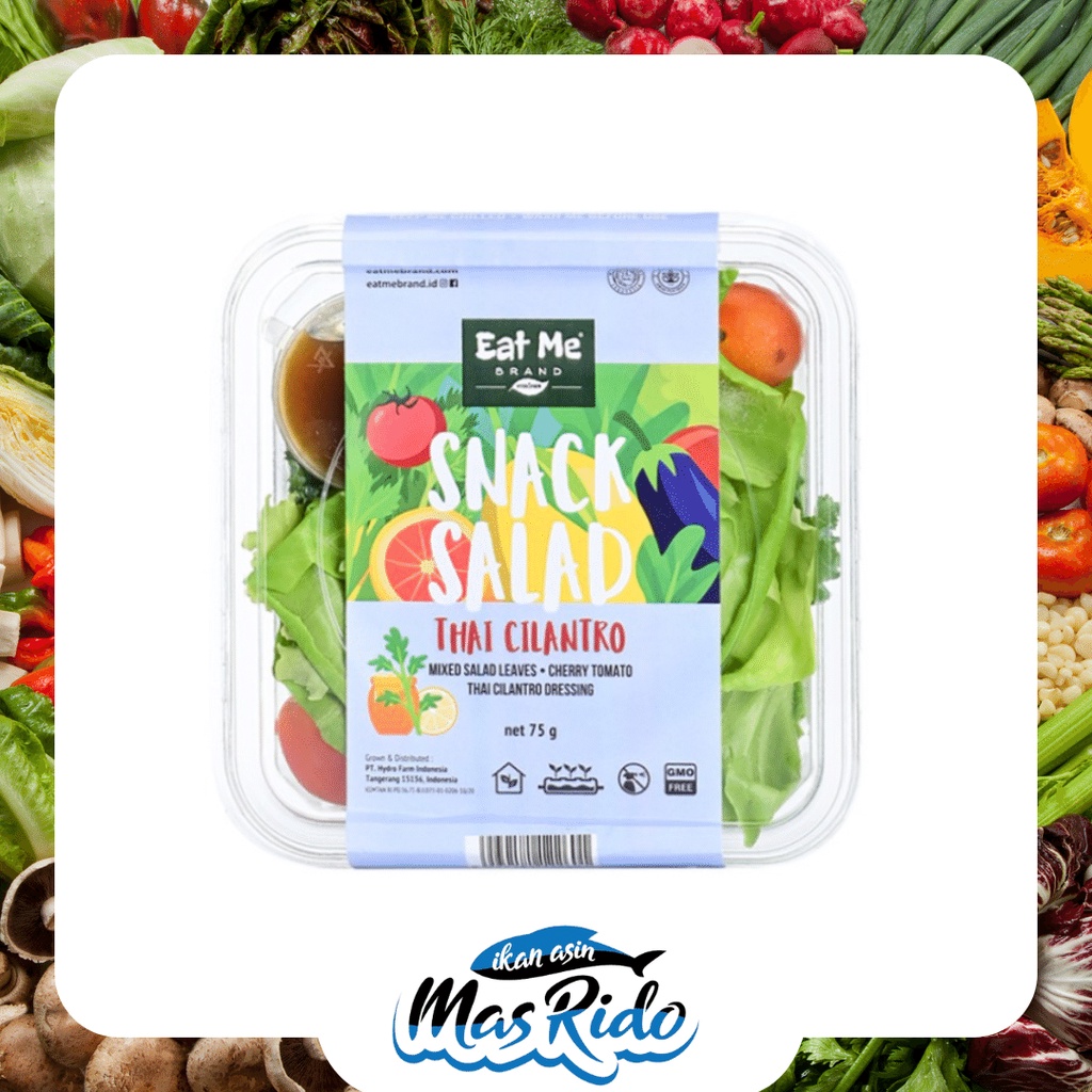 Jual Snack Salad Sayur Thai Cilantro Mixed Leaves Tomat Cherry | Shopee ...