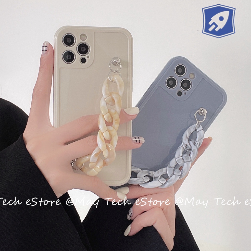 Jual Casing iPhone Putih Beige / Biru / Coklat Coffee Transparan dengan ...