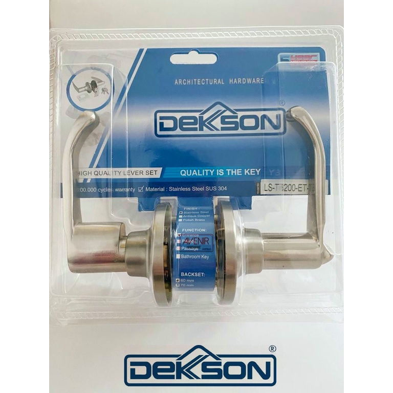 Jual Handle Kamar Mandi Dekson LS T6200 ET Dekkson Handle Pintu Kunci ...