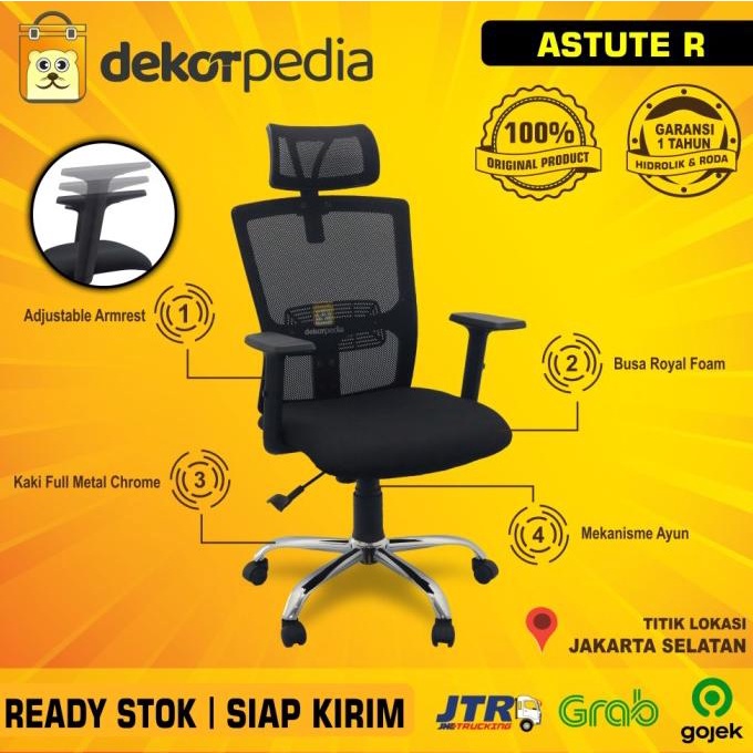 Jual ada Kursi Kerja Kursi Kantor Kursi Gaming Astute-R (LUAR KOTA ...