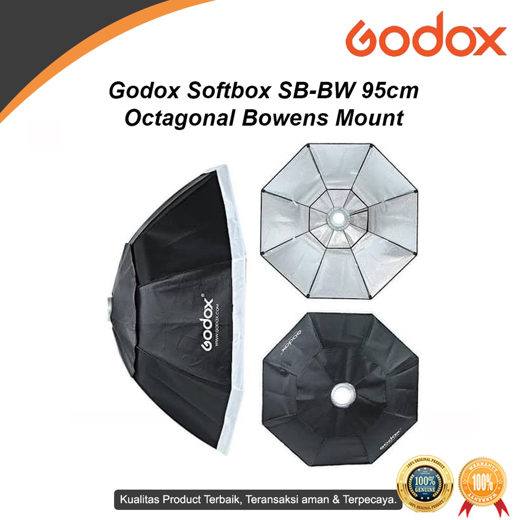 Jual Godox Softbox SB-BW 95cm Octagonal Bowens Mount Soft Box | Shopee ...