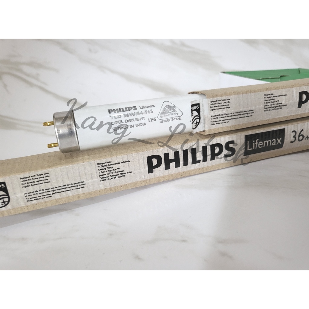 Jual Lampu PHILIPS TL-D 36W/54-765 1SL/25 / TL Philips 36w 1Dus isi ...