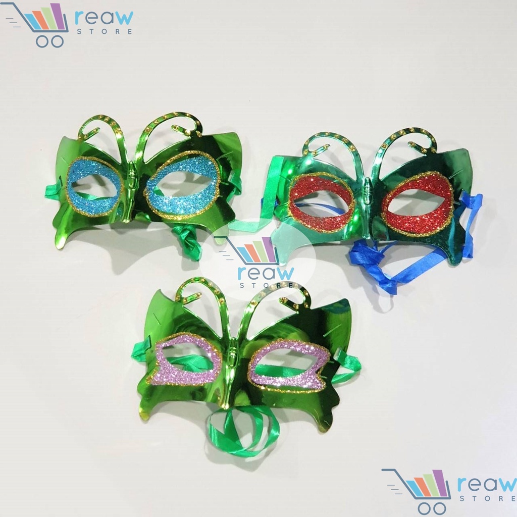 Jual Topeng Pesta Party Mask Masquerade Topeng Wajah Kupu Kupu | Shopee ...
