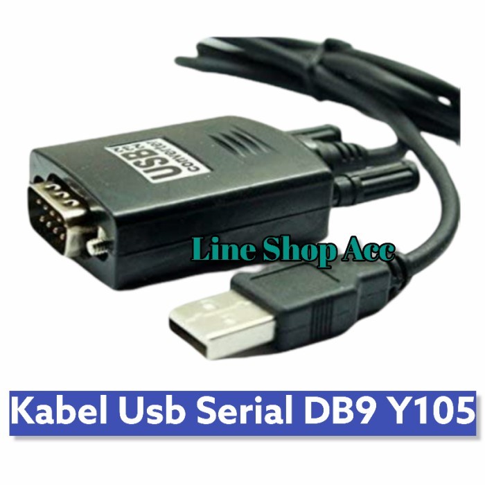 Jual USB TO Serial RS232 DB9 Male Adapter | Shopee Indonesia