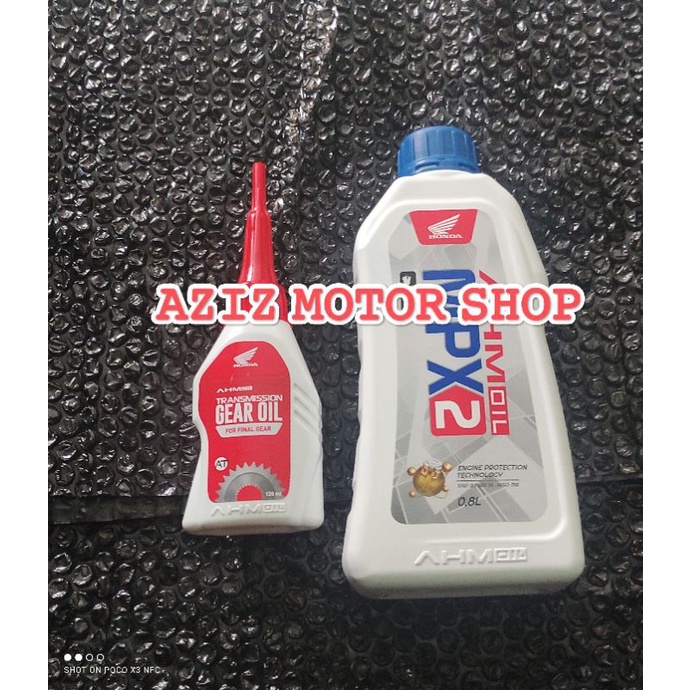 Jual PAKET SERVICE BULANAN OLI MESIN DAN OLI GARDAN HONDA MATIC MPX 2 ...
