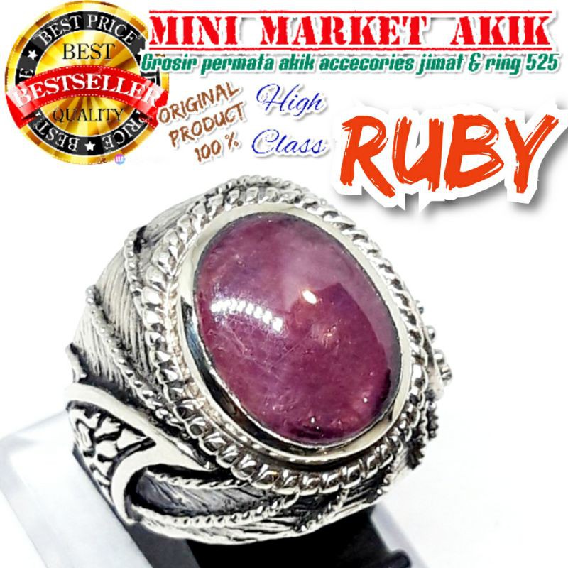 Jual Batu cincin permata ruby murah sp10 | Shopee Indonesia