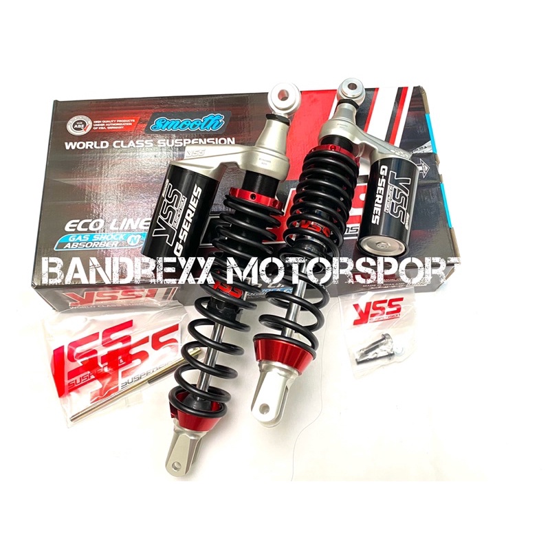 Jual Shockbreaker YSS G-Series Smooth Black Edition For Honda PCX 160. | Shopee Indonesia