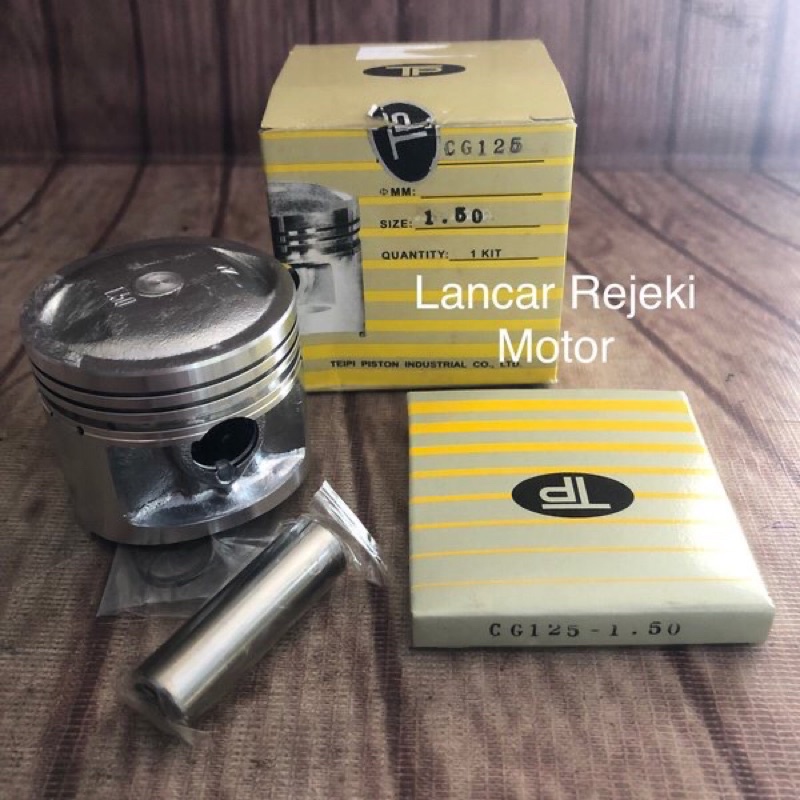 Jual Set Piston Kit Ring Piston Pen Piston Honda CG125 CG 125 Oversize ...