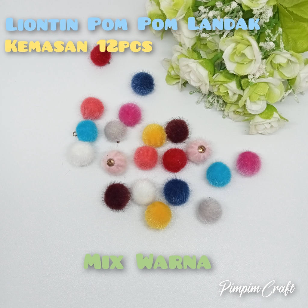 Jual liontin Pom Pom Landak Kemasan 12pcs | Shopee Indonesia