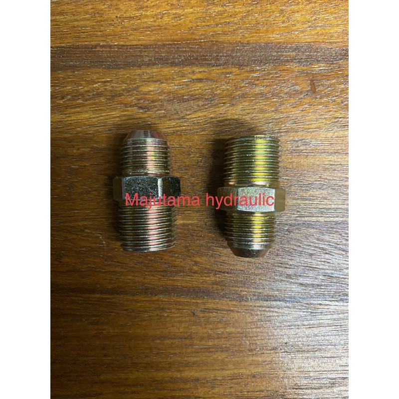 Jual double nepel 1/4 npt x 1/4 jic | Shopee Indonesia